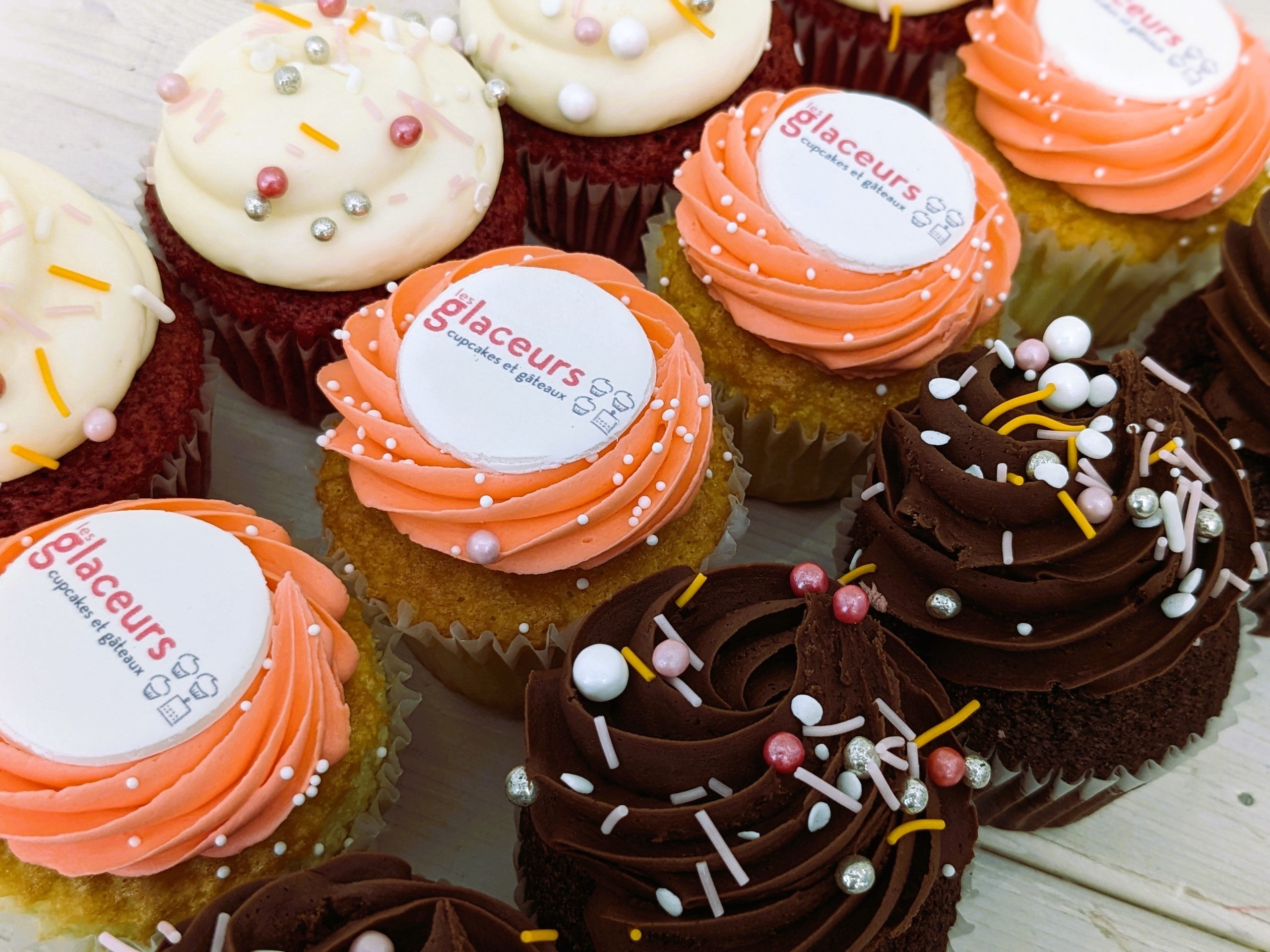 Cupcakes corporatifs – Les Glaceurs